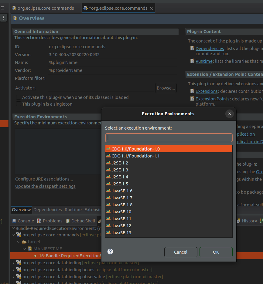 Bree Not Complete In The Manifestmf Editor · Issue 543 · Eclipse Pdeeclipsepde · Github 