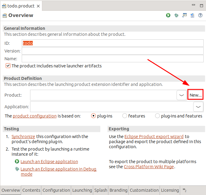 Creating A New Product Extension Via The Product Configuration File Does Not Update The Plug In 