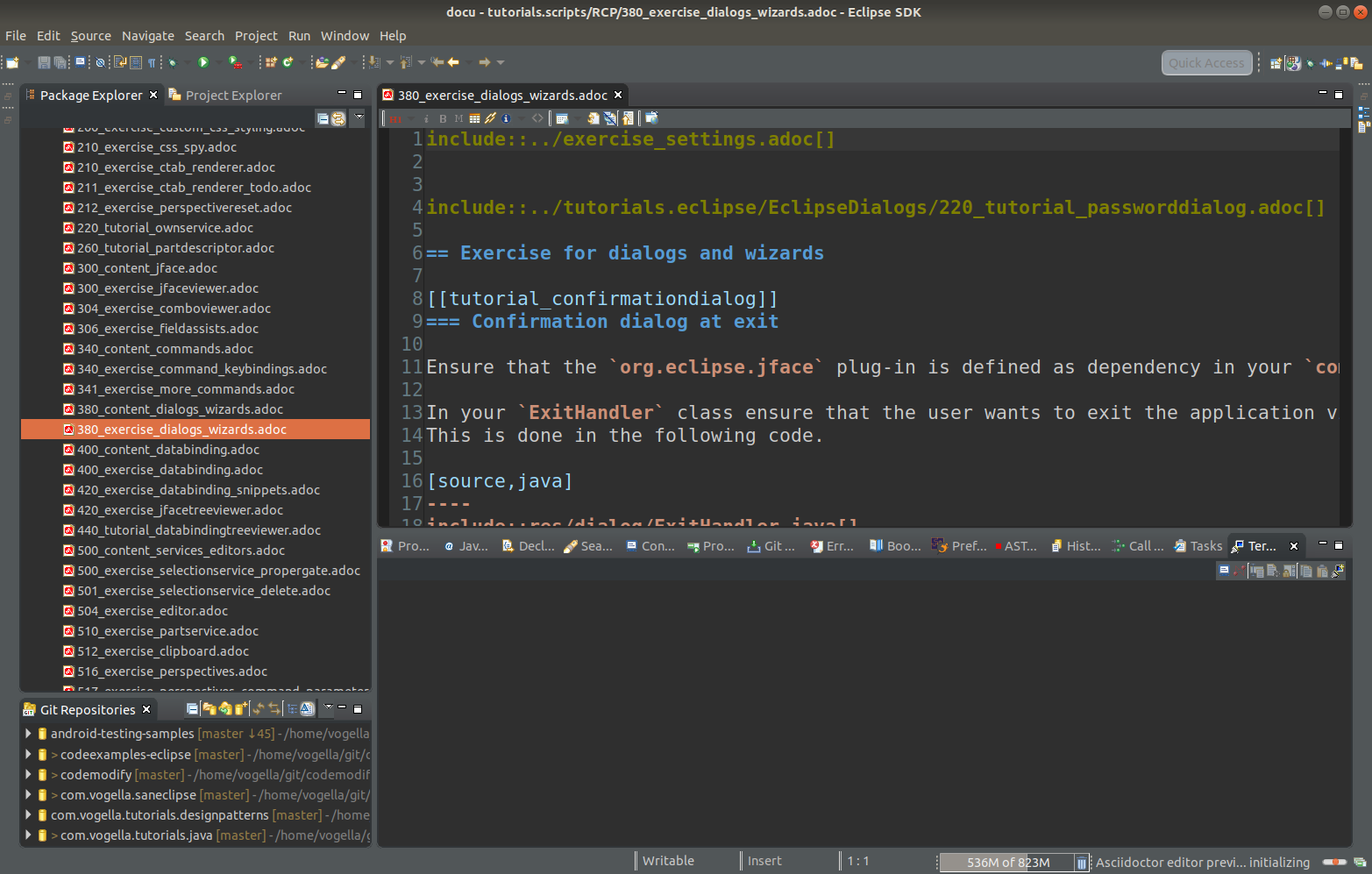 Preview is initializing even though no preview is set · Issue #143 · de-jcup/eclipse-asciidoctor ...
