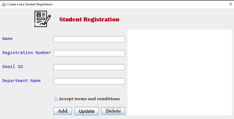 GitHub - Arafath-MSM/GUI: Create a Student registration GUI