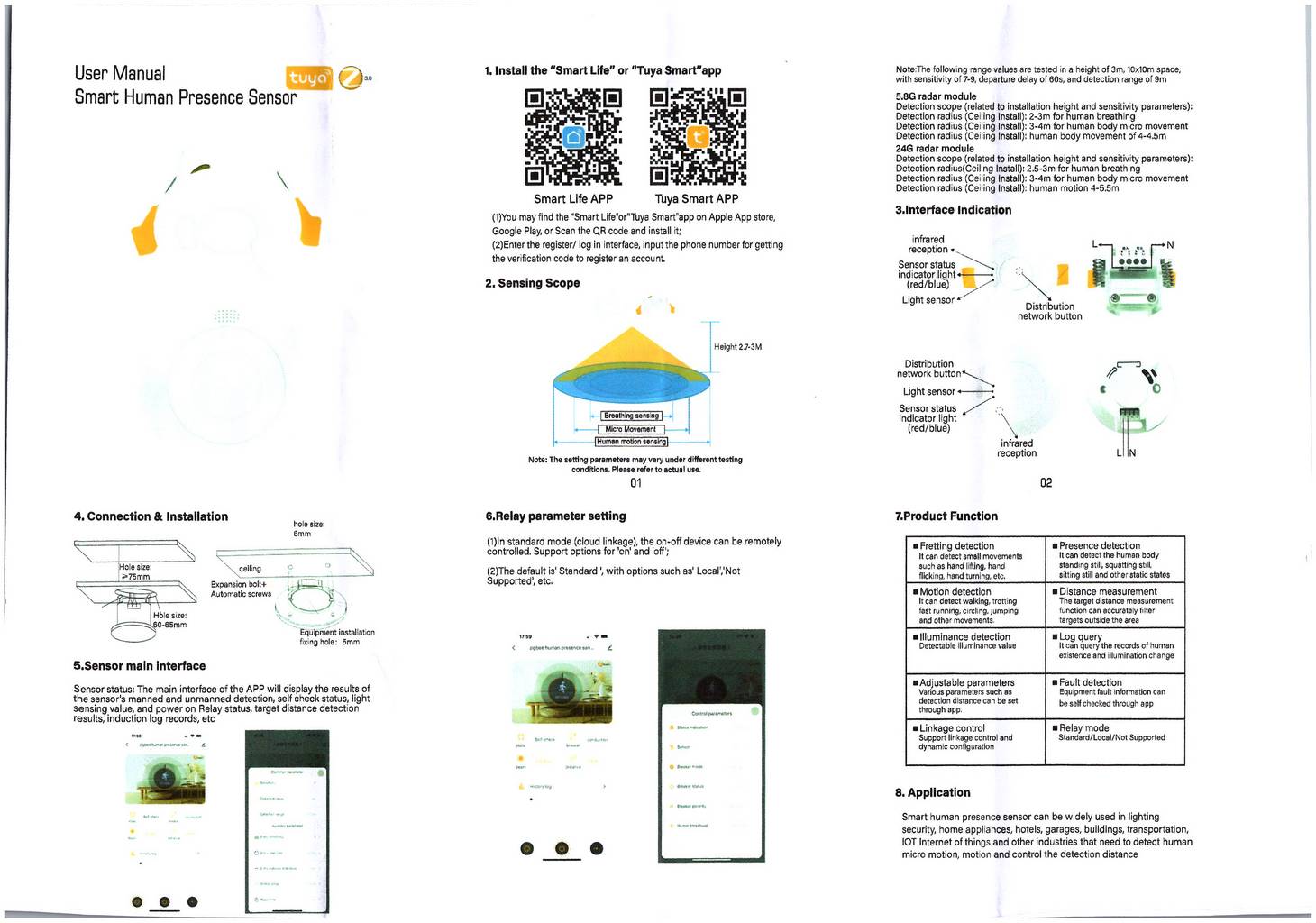 [New device support]: TS0601 _TZE204_clrdrnya mmwave sensor · Issue #18677 · Koenkk/zigbee2mqtt ...