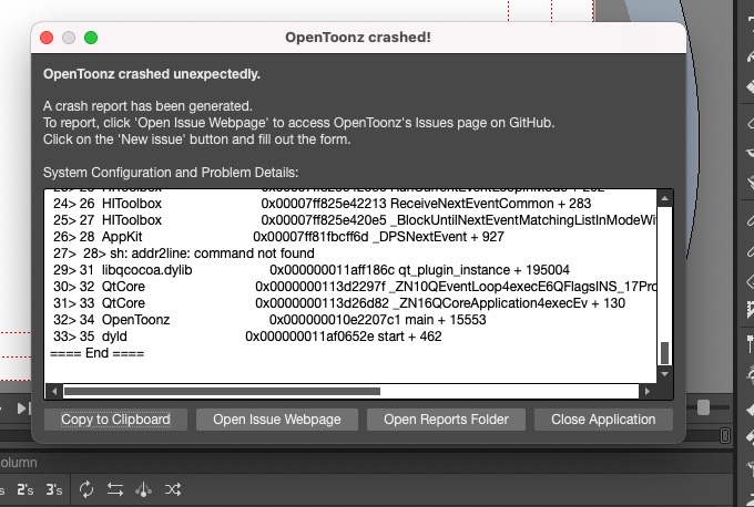 Crash with Opentoonz (MacBook) · Issue #5113 · opentoonz/opentoonz · GitHub