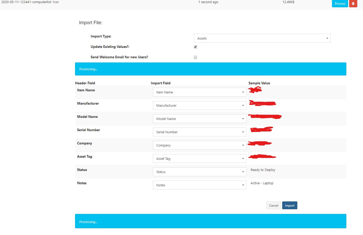 Asset Import Not Working Stuck At Processing · Issue 8038 · Snipesnipe It · Github