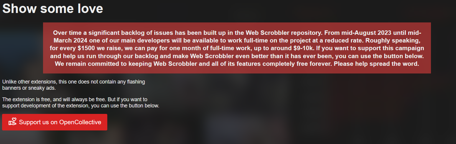 Works on my Opera Browser but not on Firefox · Issue #3976 · web-scrobbler/web-scrobbler · GitHub