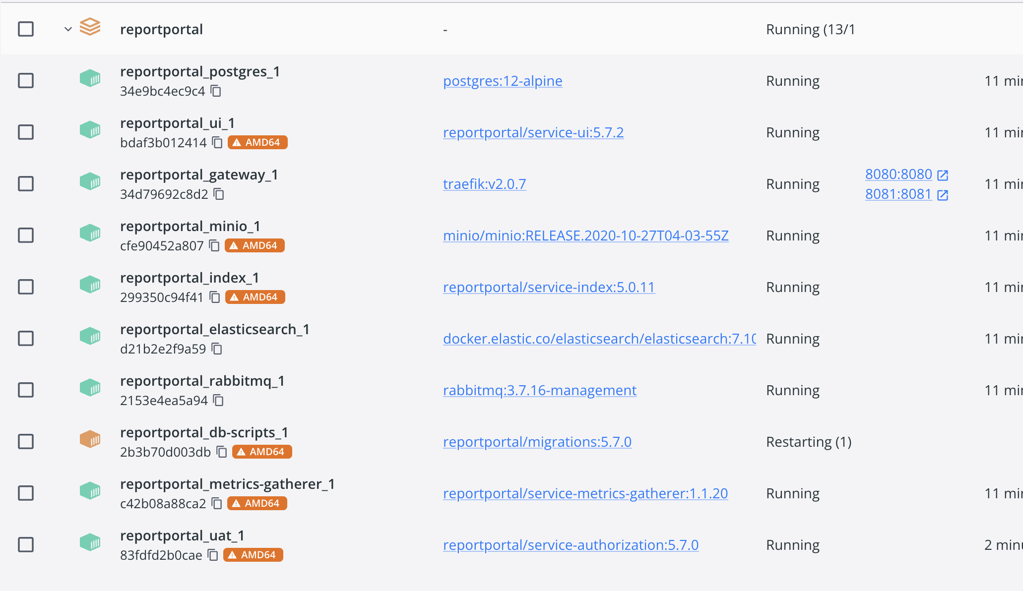 Docker Compose Installation on Apple Silicon Fails · Issue #1879 · reportportal/reportportal ...