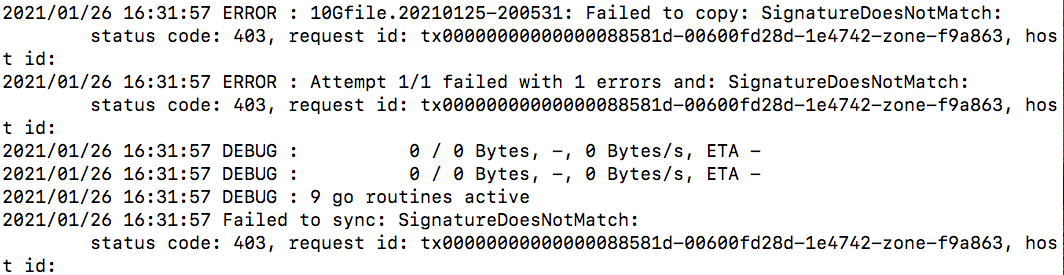 s3/v2Auth: copy multipart failed with 'SignatureDoesNotMatch' · Issue #4961 · rclone/rclone · GitHub