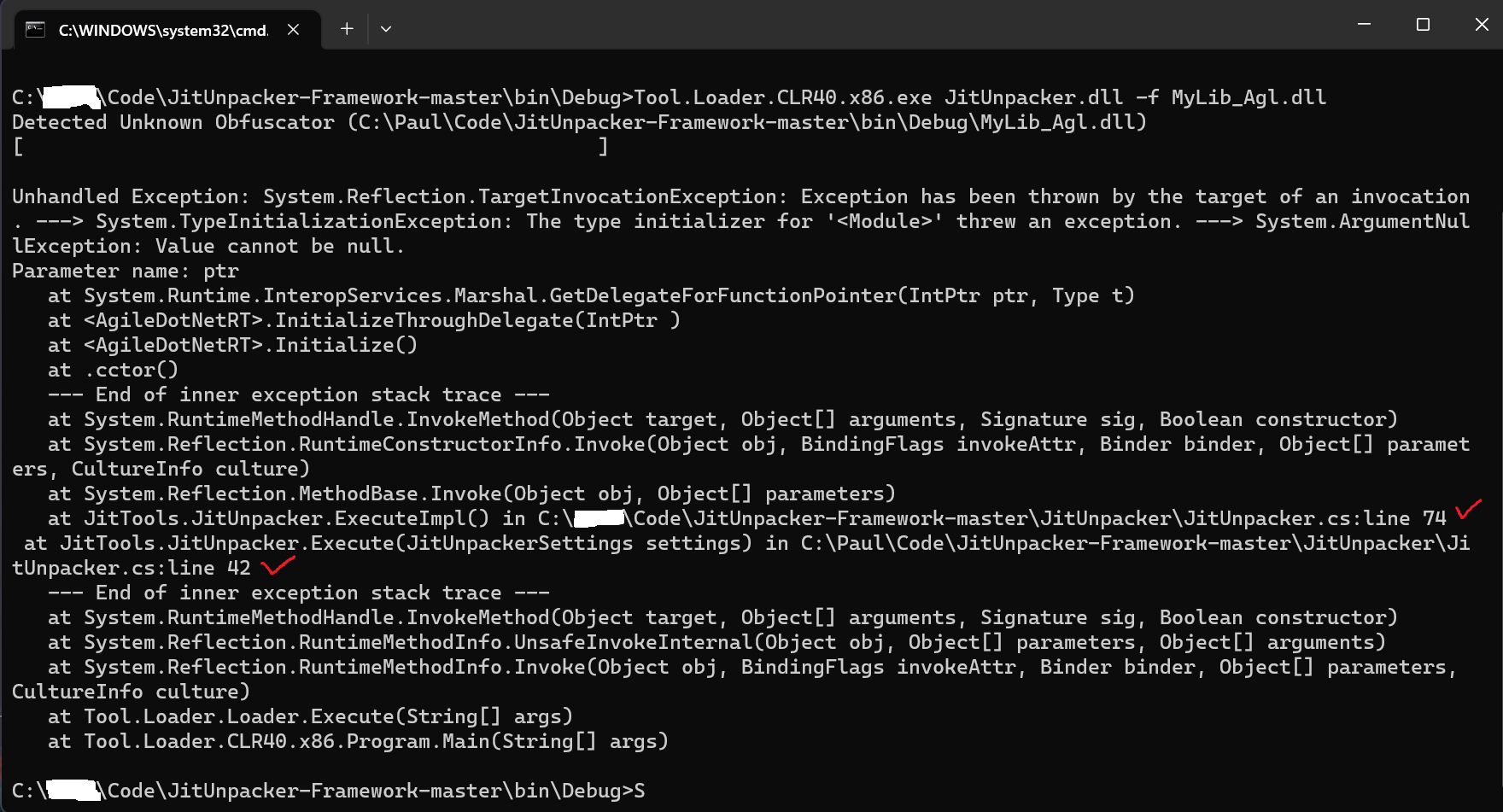 Typeinitializationexception · Issue 1 · Wwh1004jitunpacker Framework