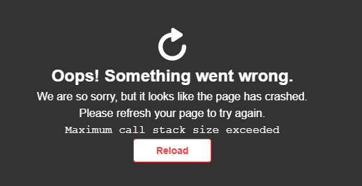 Error "Maximum call size exceeded" keeps on popping up when trying to code in a sprite · Issue ...