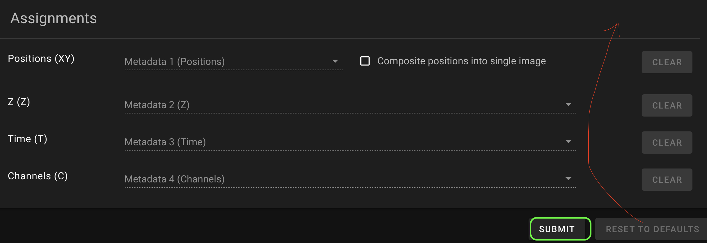 Collections UI: make button green, move button · Issue #378 · arjunrajlaboratory/NimbusImage ...