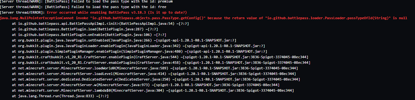 Bug with BattlePass UI (hosting with bisect server hosting) · Issue #387 · GC-spigot/battle-pass ...