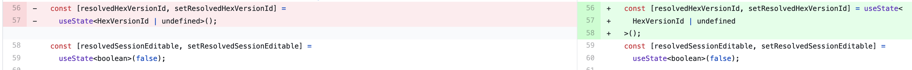 Prettier 2.3.1 too aggressive inserting linebreaks for useState · Issue ...