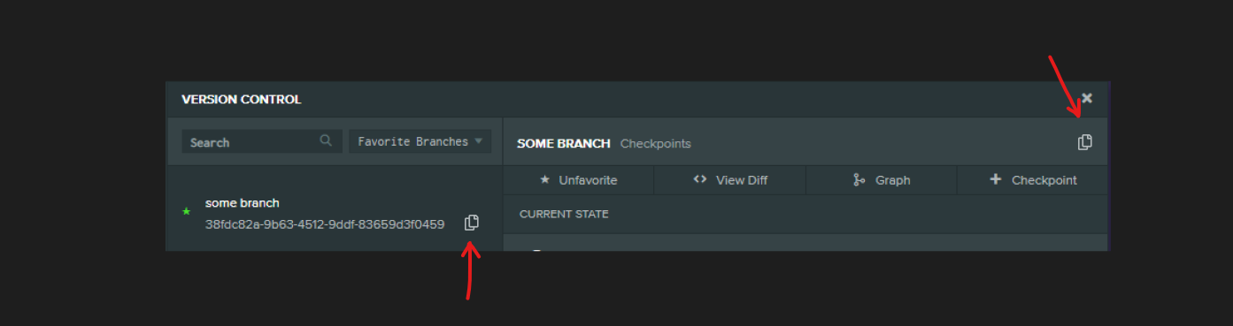 Copy branch id button · Issue #879 · playcanvas/editor · GitHub