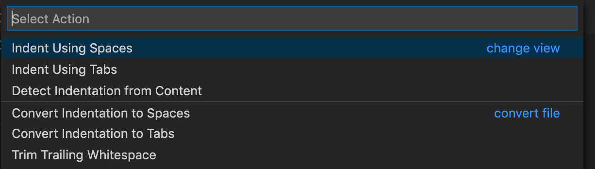 Easily update tab size · Issue #91470 · microsoft/vscode · GitHub