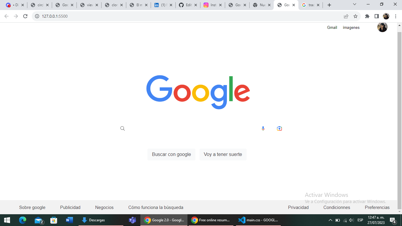 GitHub - sandrita-serrano/clon-de-google: Clon de Interfaz de Google usando HTML
