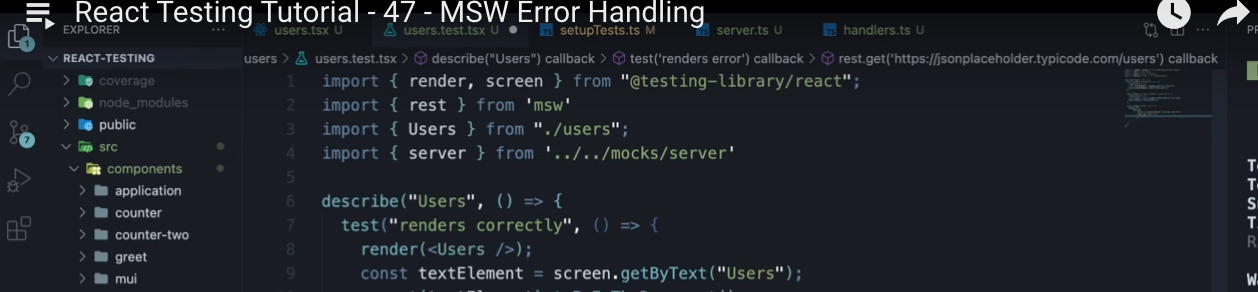 Testing React - JEST + RTL · GitHub