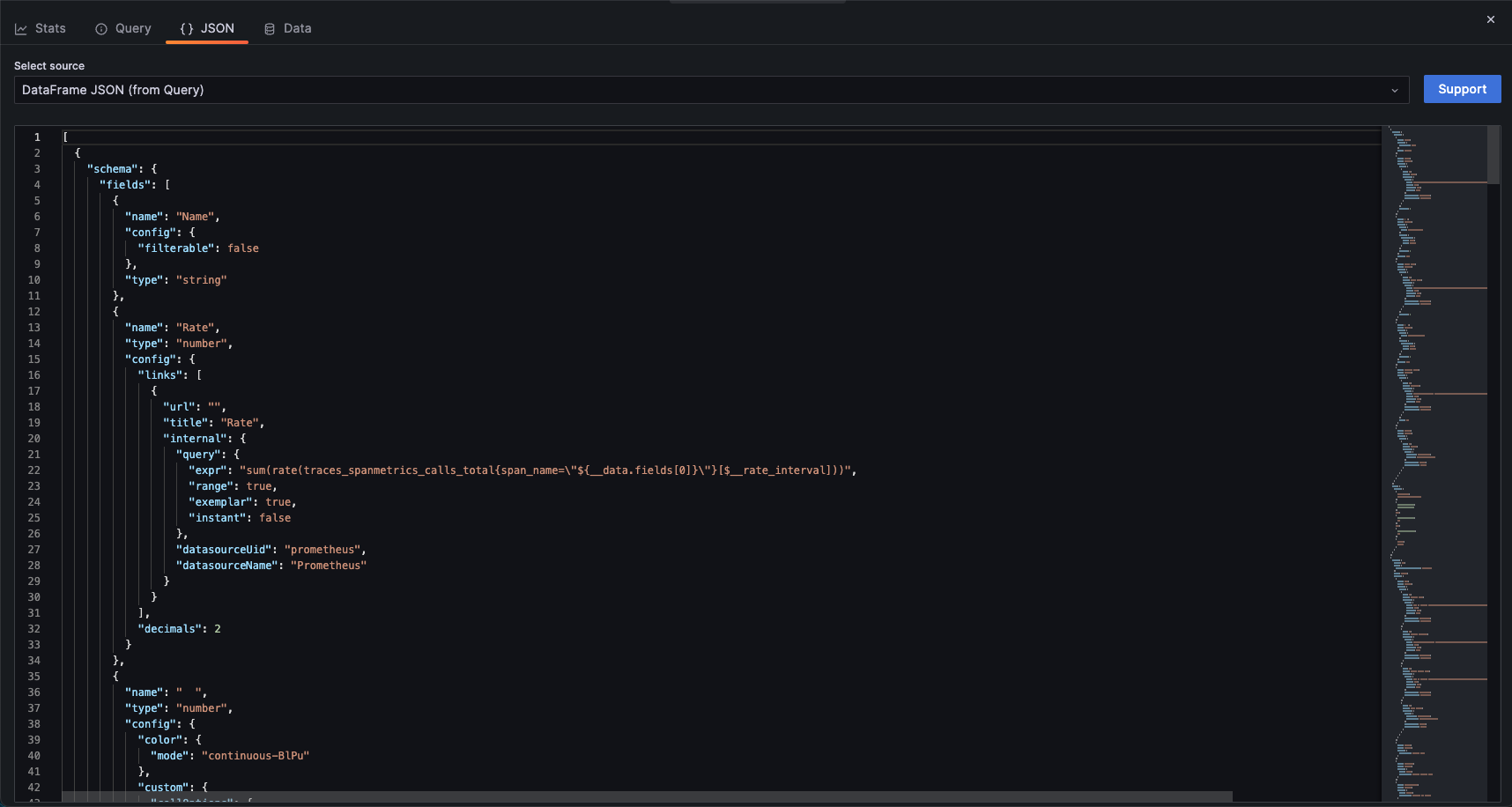 Exploredashboards Dataframe Field Links Not Being Displayed In 95x And Newer · Issue 71802