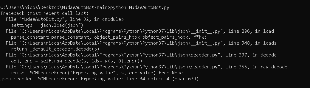 Please Help Me · Issue #249 · vivinano/MudaeAutoBot · GitHub