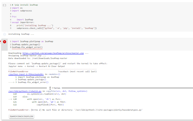 plotly colab import error · Issue #199 · opengeos/leafmap · GitHub