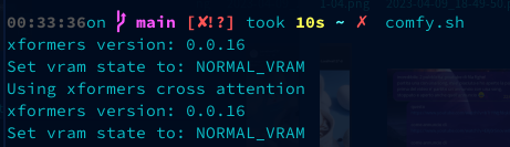 Redundant output of xformers version and vram state at start · Issue #519 · comfyanonymous ...