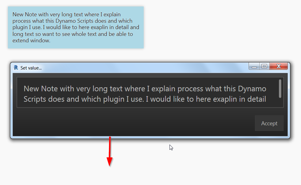 Bug Extending Note Window Down does not work · Issue #1816 · DynamoDS/DynamoRevit · GitHub