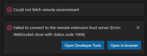WSL2 Remote Server does not connect · Issue #138744 · microsoft/vscode · GitHub