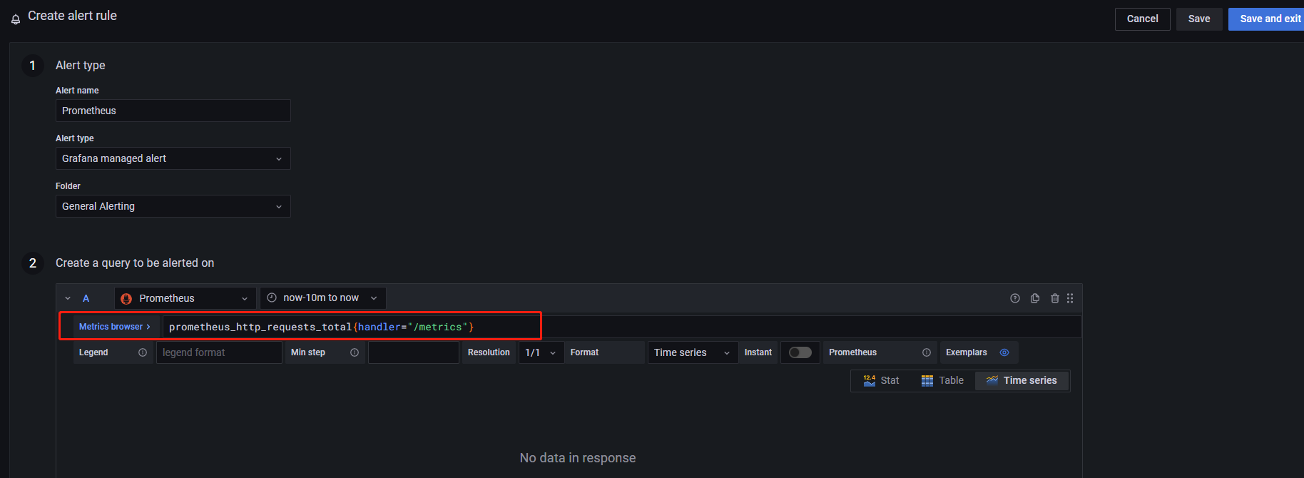 Alert page show invalid time-interval provided with prometheus data source and ngalert · Issue ...
