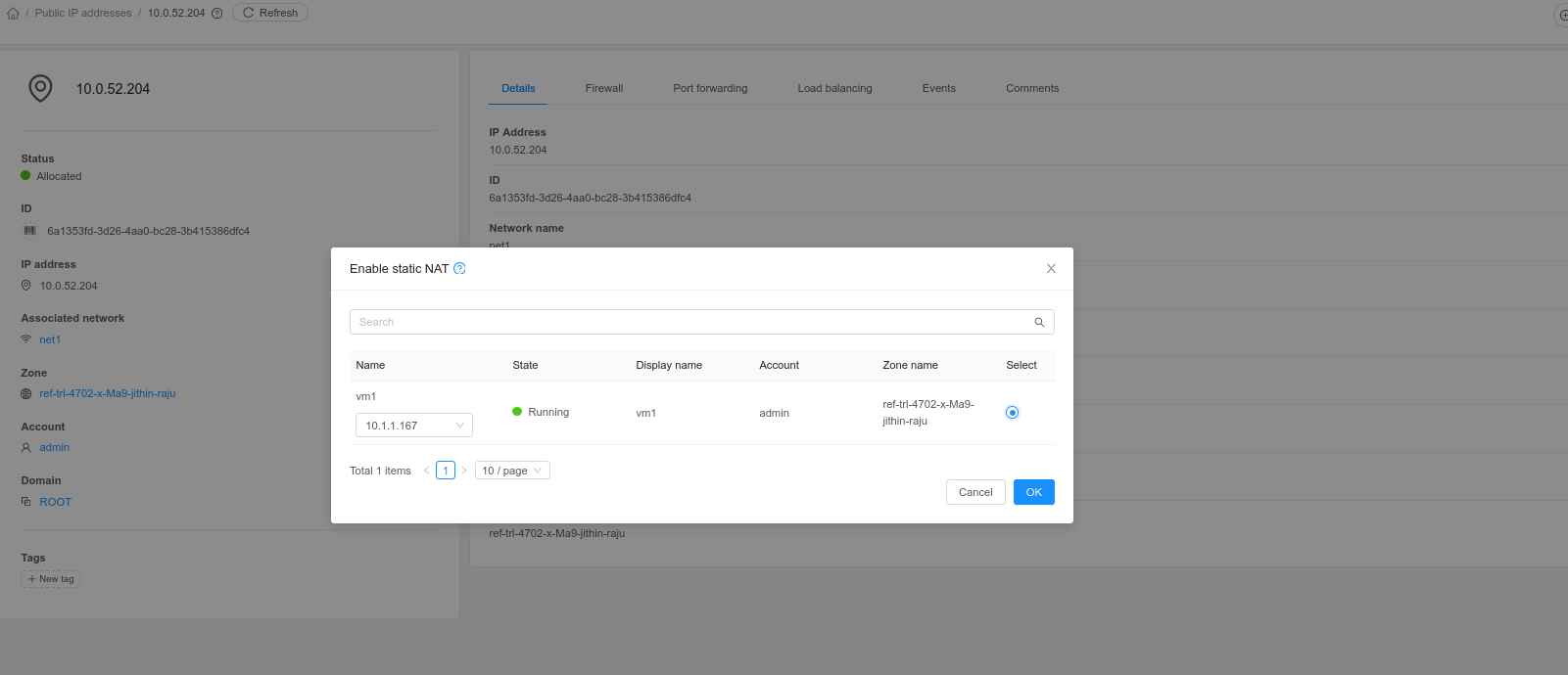 Secondary Nic For Public Network In Instance · Issue 7376 · Apache Cloudstack · Github