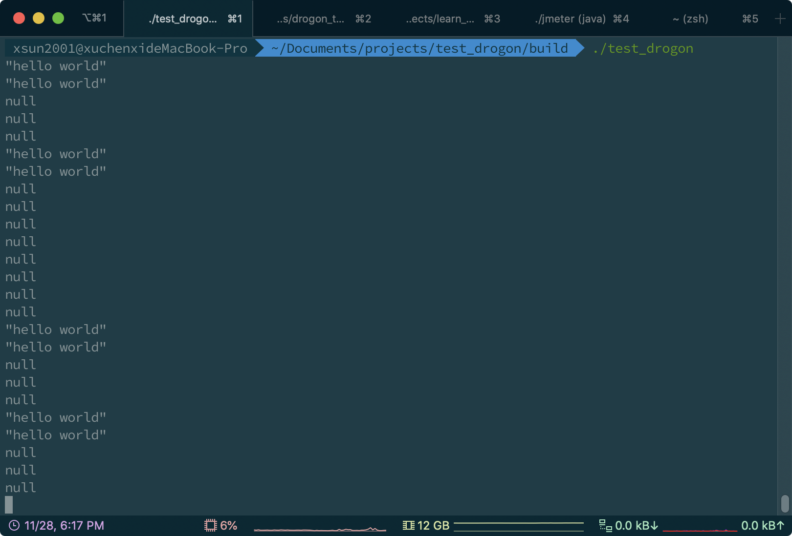 Segmentation fault in a simple controller when responding to a json request sent by Postman or ...