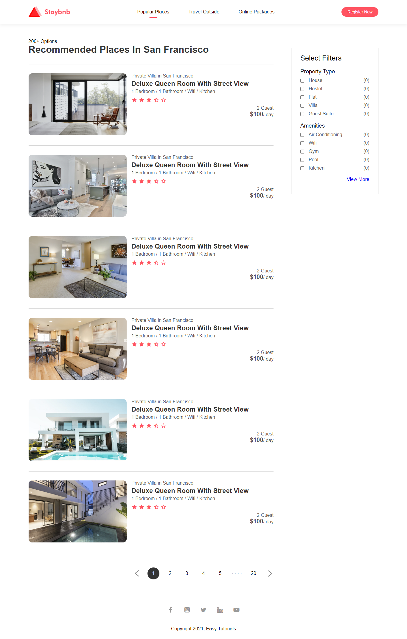 GitHub - XolaniLan/StayBnb-Traveling-Website