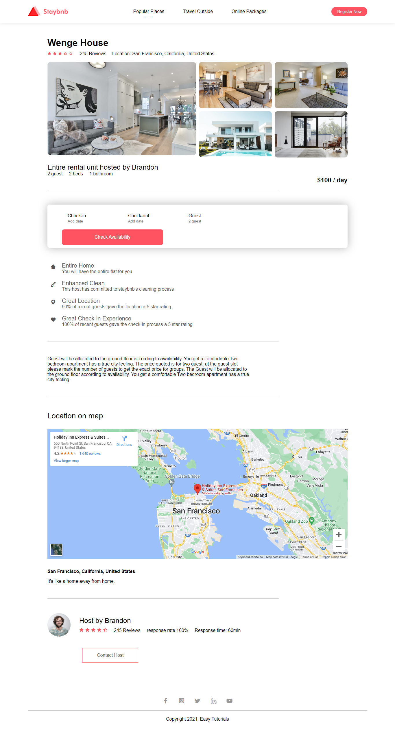 GitHub - XolaniLan/StayBnb-Traveling-Website
