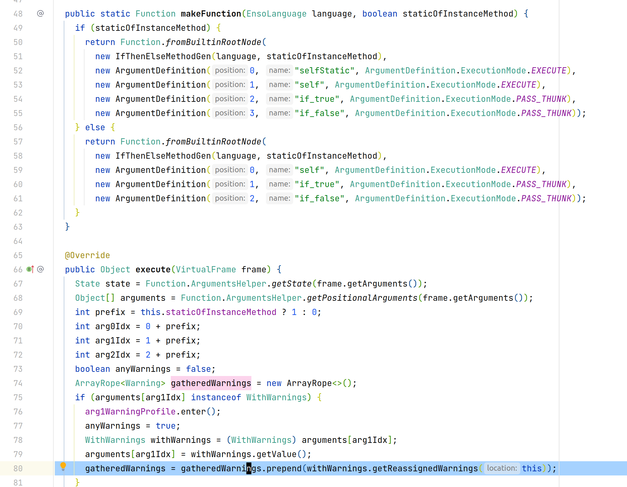`if` behaves inconsistently with attached warnings/errors if an argument is passed by value ...