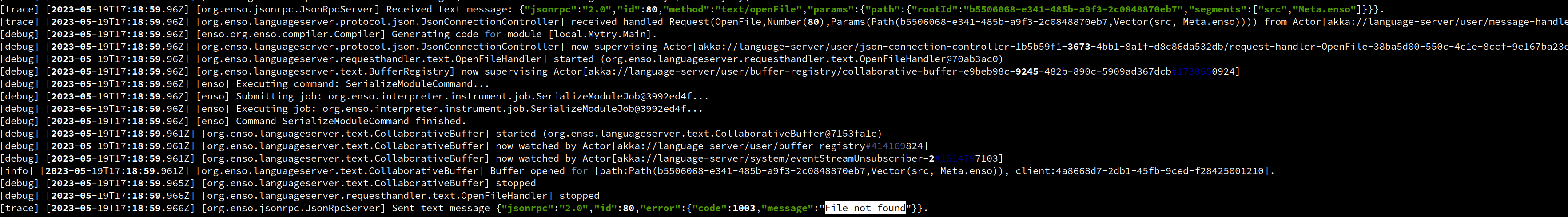 Backend stops evaluation with a `File_Not_Found` error. · Issue #6763 · enso-org/enso · GitHub