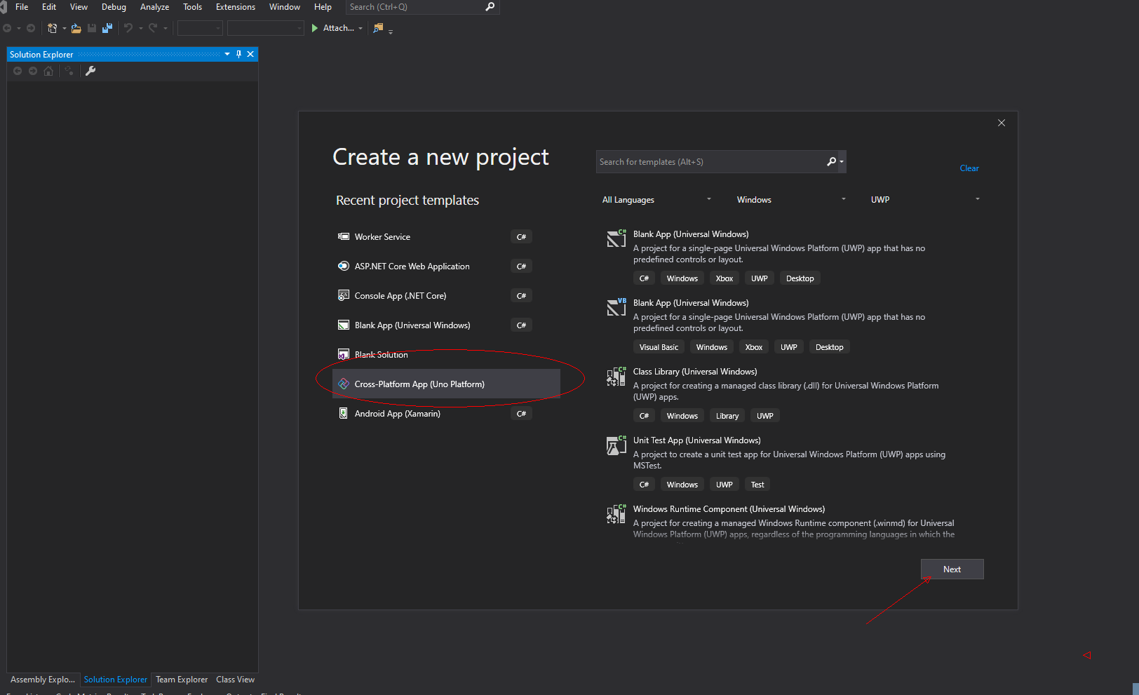 update uno template to vs2019 · Issue #1969 · unoplatform/uno · GitHub