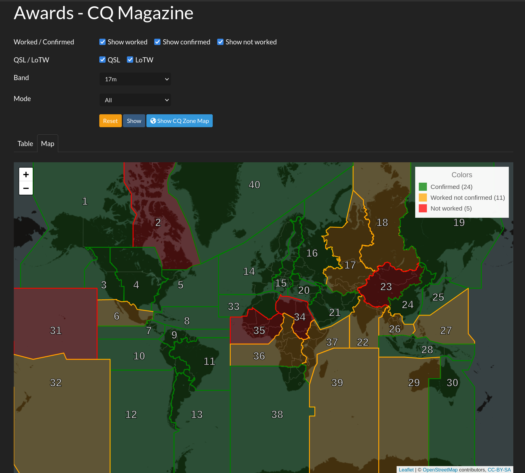 [Feature] Interactive map for CQ Award · Issue #1650 · magicbug ...