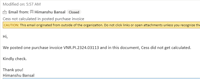 Cess not calculated in posted purchase invoice · Issue #945 · 3ktech/General · GitHub