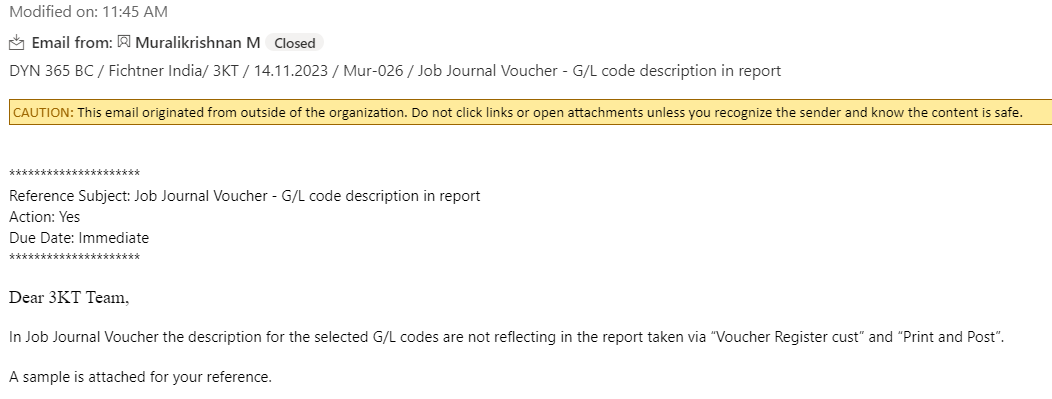 Job Journal Voucher - G/L code description in report · Issue #1002 · 3ktech/General · GitHub