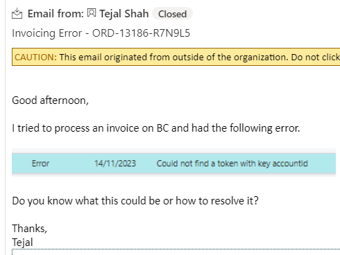 Invoicing Error - ORD-13186-R7N9L5 · Issue #1014 · 3ktech/General · GitHub