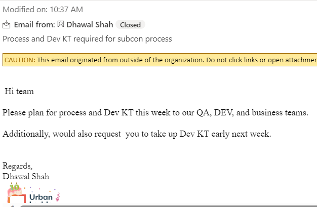 Process and Dev KT required for subcon process · Issue #1020 · 3ktech/General · GitHub