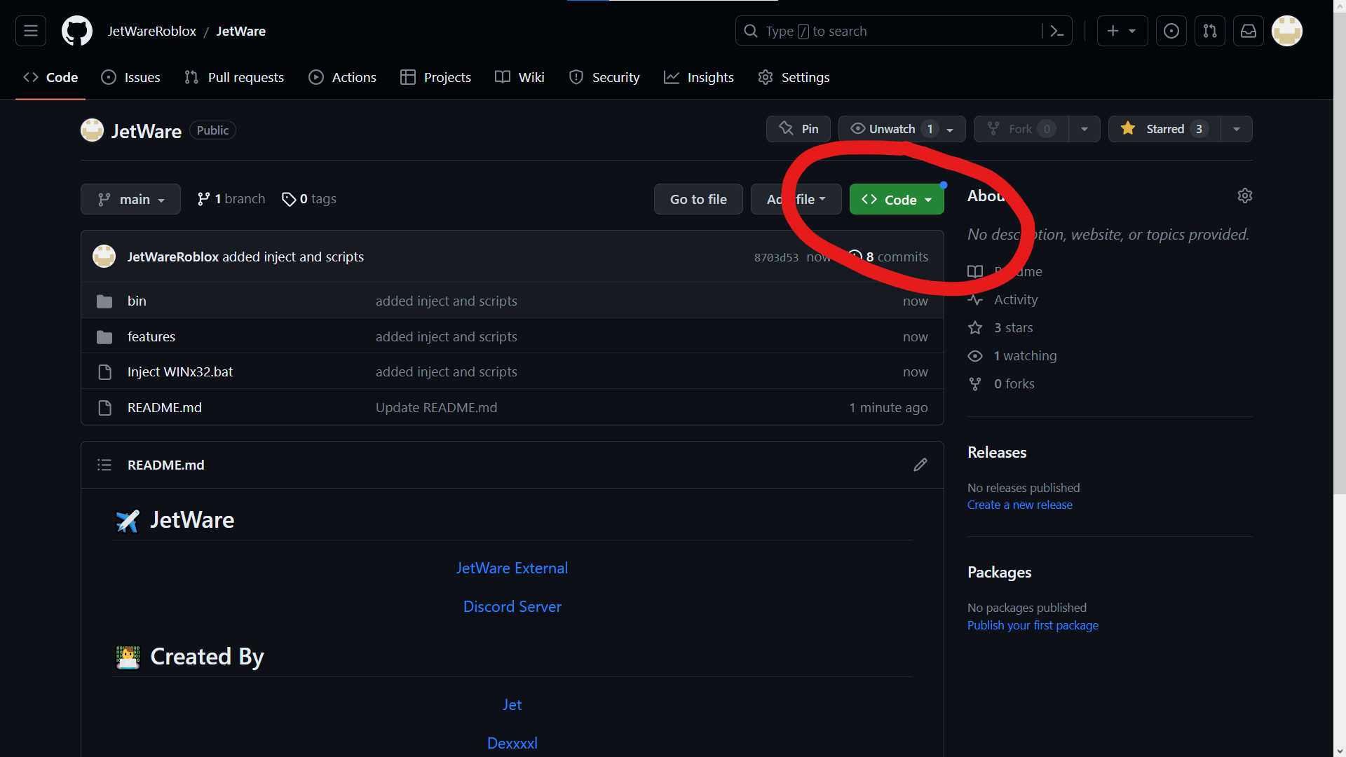 GitHub - JetWareRoblox/JetWare