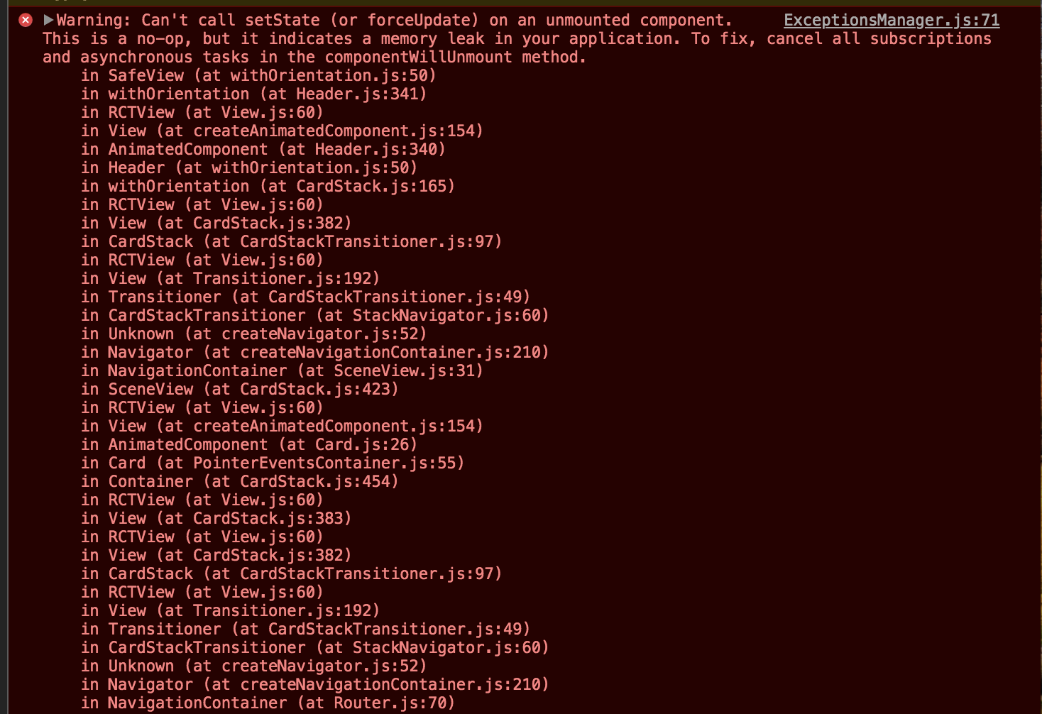 Componentwillunmount With Asyncstorage Doubt · Issue 19336 · Facebook React Native · Github