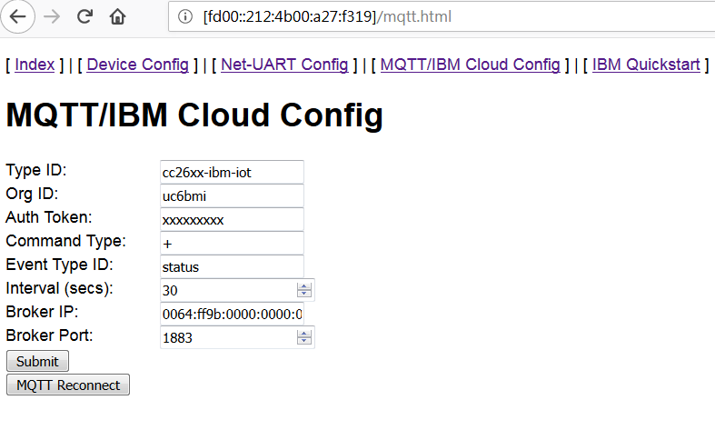 Failure to run cc26xx-web-demo MQTT publish to IBM Watson Iot Platform. · Issue #440 · contiki ...