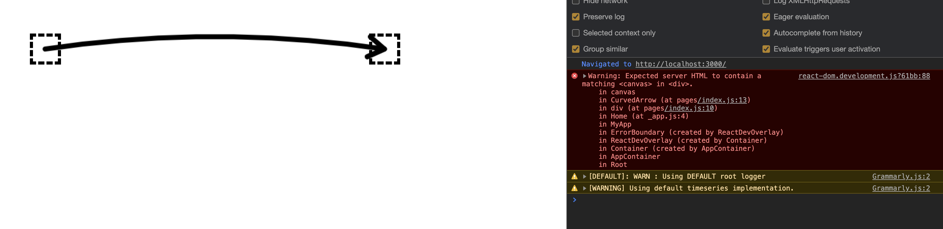Warning Expected Server Html To Contain A Matching In · Vercel Nextjs 