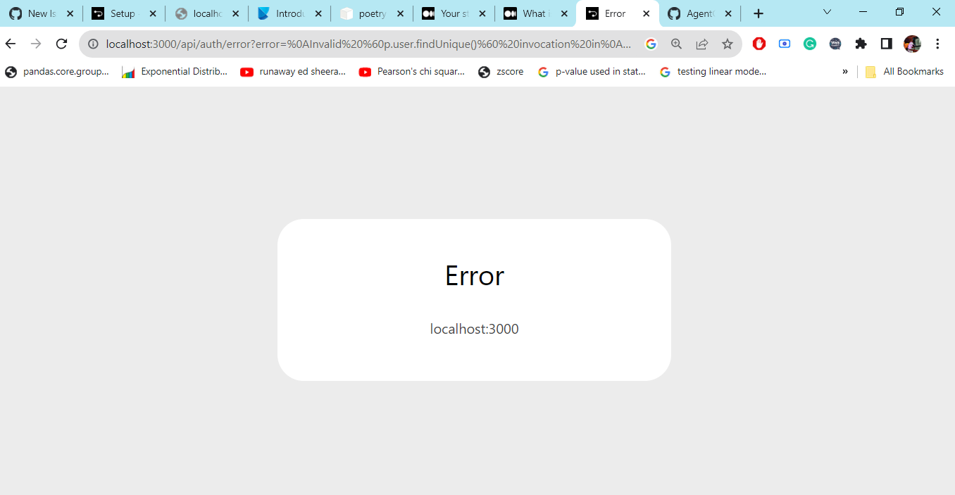 Unable to Sign In in Local AgentGPT · Issue #1332 · reworkd/AgentGPT · GitHub