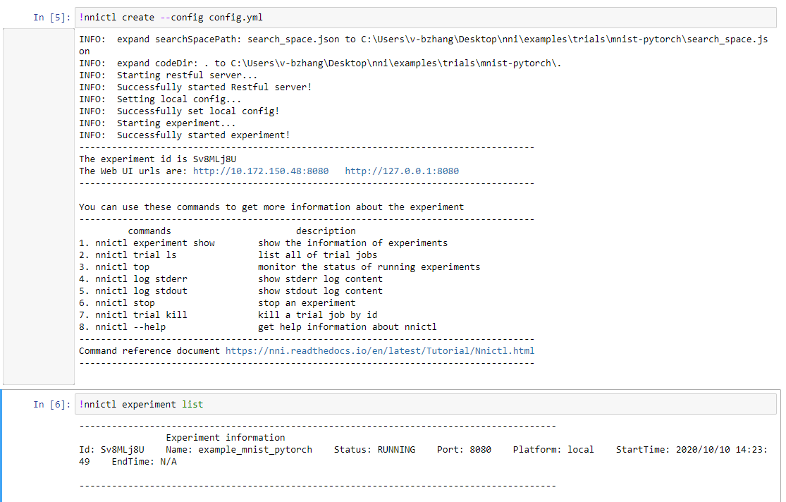 Is there a way to use NNI inside Jupyter Notebook? · Issue #2932 · microsoft/nni · GitHub