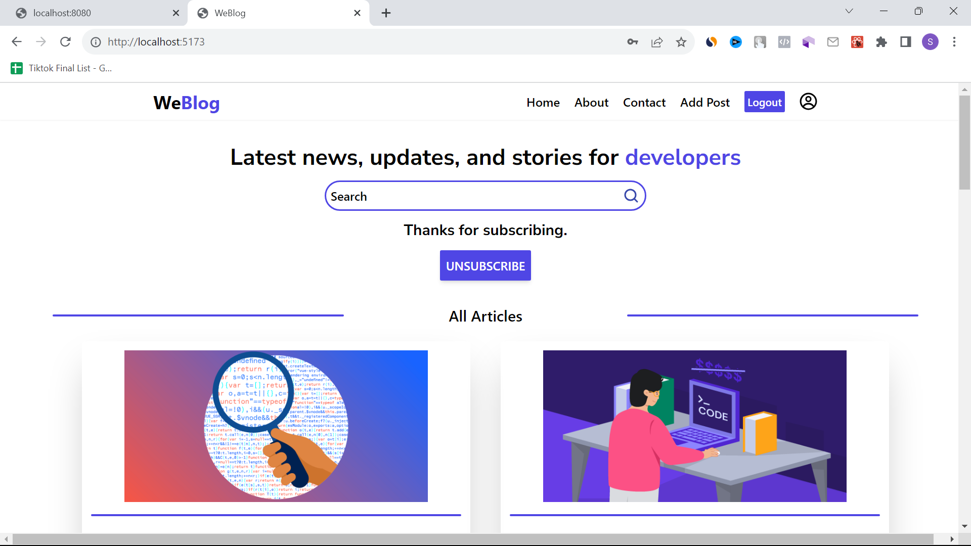 Github Shashankvish0010weblog Weblog Is A Full Stack Web Platform Meticulously Crafted Using 