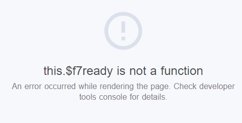 this.$f7ready is not a function · Issue #2949 · framework7io/framework7 · GitHub