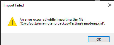Errors with MySQL database - Version Testing · Issue #2500 · mRemoteNG ...