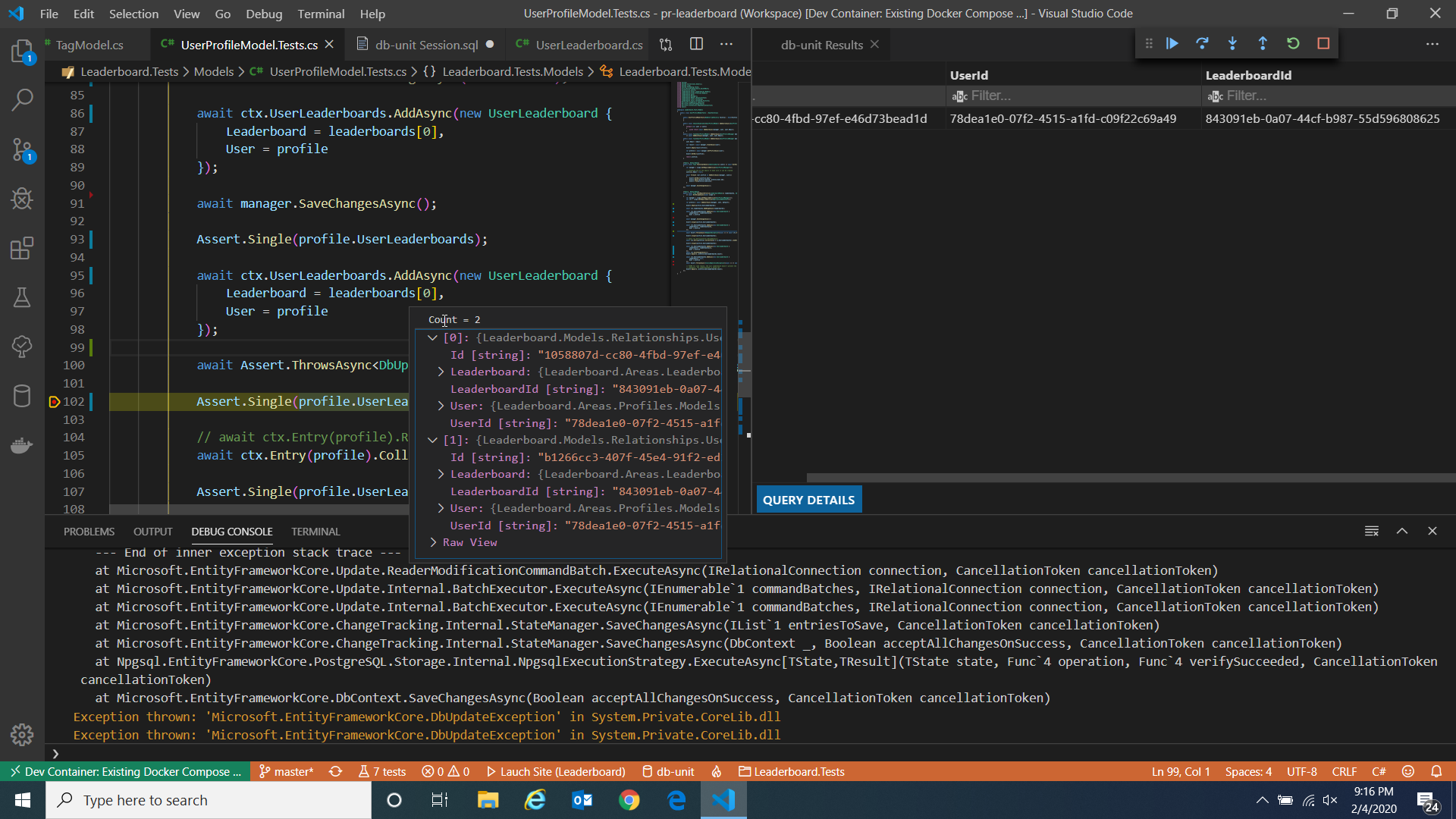 Composite Key Values In A Many To Many Relationship Are Always Generated On Calls To Addasync