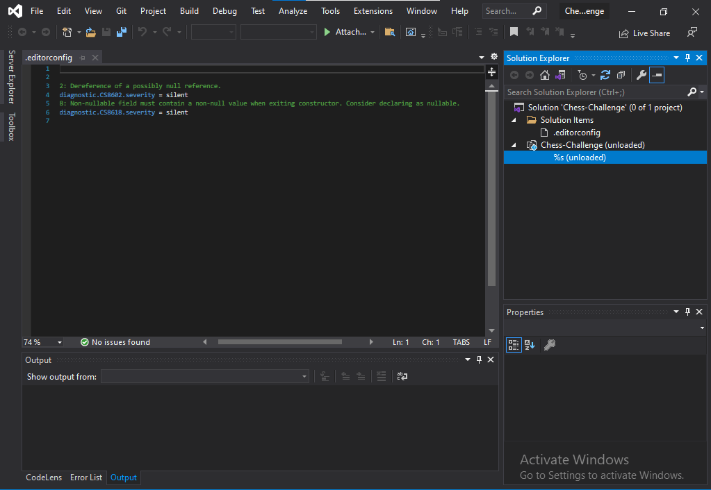 Sln not showing any .cs files. · Issue #27 · SebLague/Chess-Challenge · GitHub