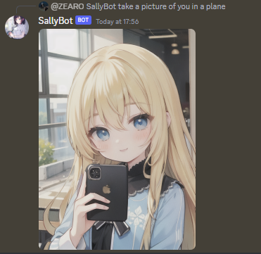 The Ai website generate a good one and the discord bot not · Issue #35 · DeSinc/SallyBot · GitHub